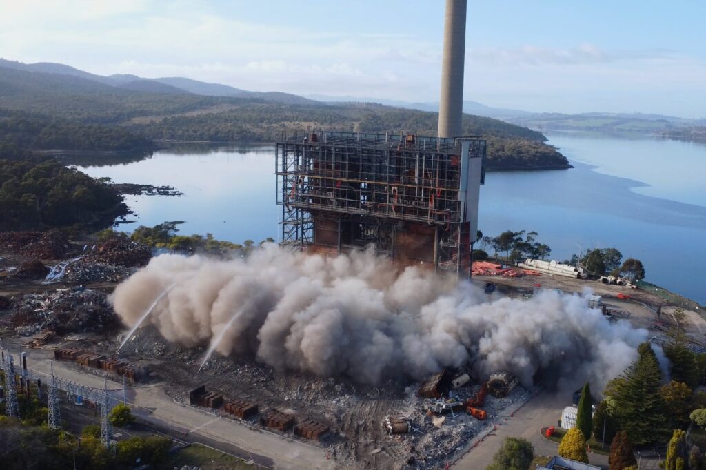 Bell Bay Power Station demolition shakes northern Tasmania - Pulse Tasmania