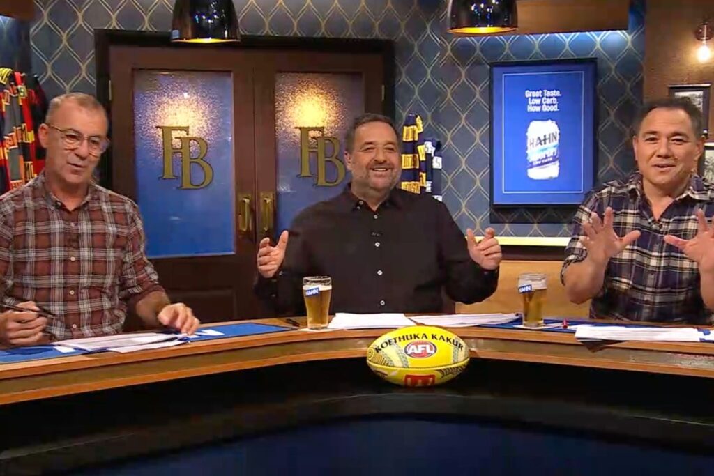 The Front Bar TV show pokes fun at Hobart anti-stadium protest chant ...