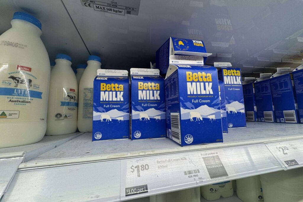Tasmanians face milk shortage after Bega processing plant breakdown - Pulse Tasmania