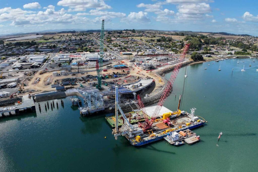 Spirit of Tasmania IV moves to Williamstown as terminal work continues ...