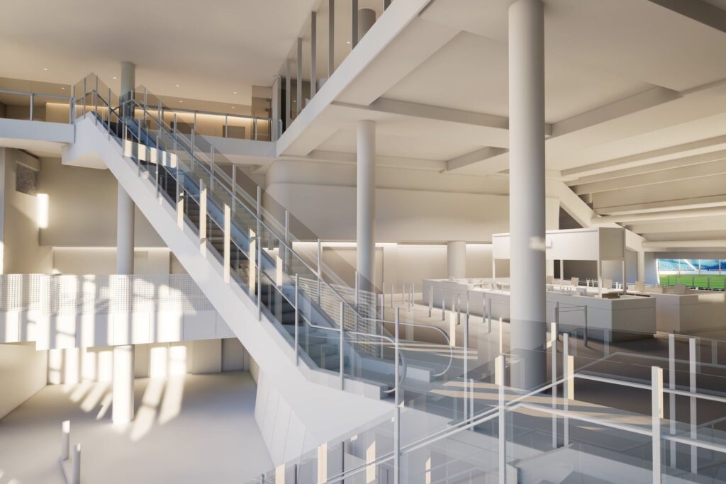 ‘Top-tier hospitality’: New images showcase stadium event spaces ...