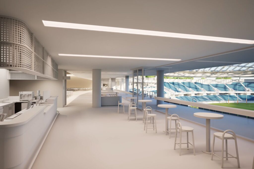 ‘Top-tier hospitality’: New images showcase stadium event spaces ...