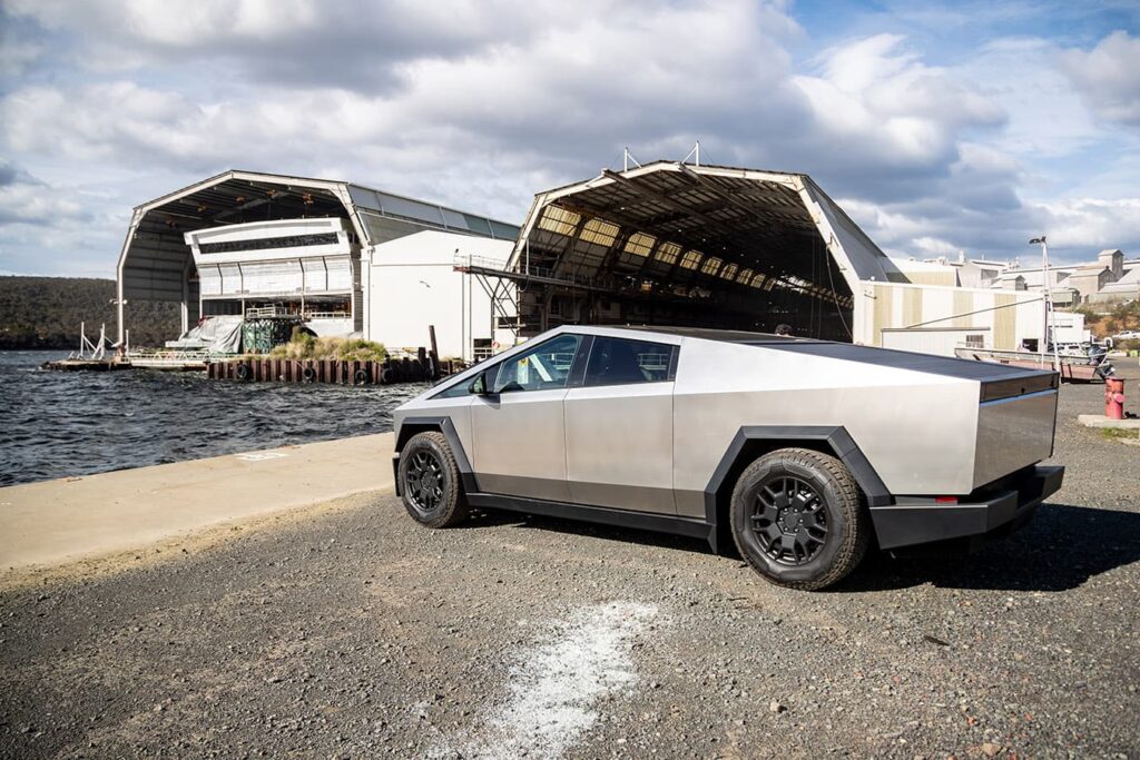 Tesla Cybertruck electric ute spotted in Hobart as it makes its ...