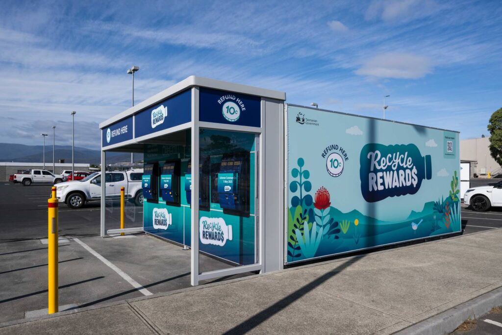 First ‘reverse vending machine’ installed for Tasmanian container ...