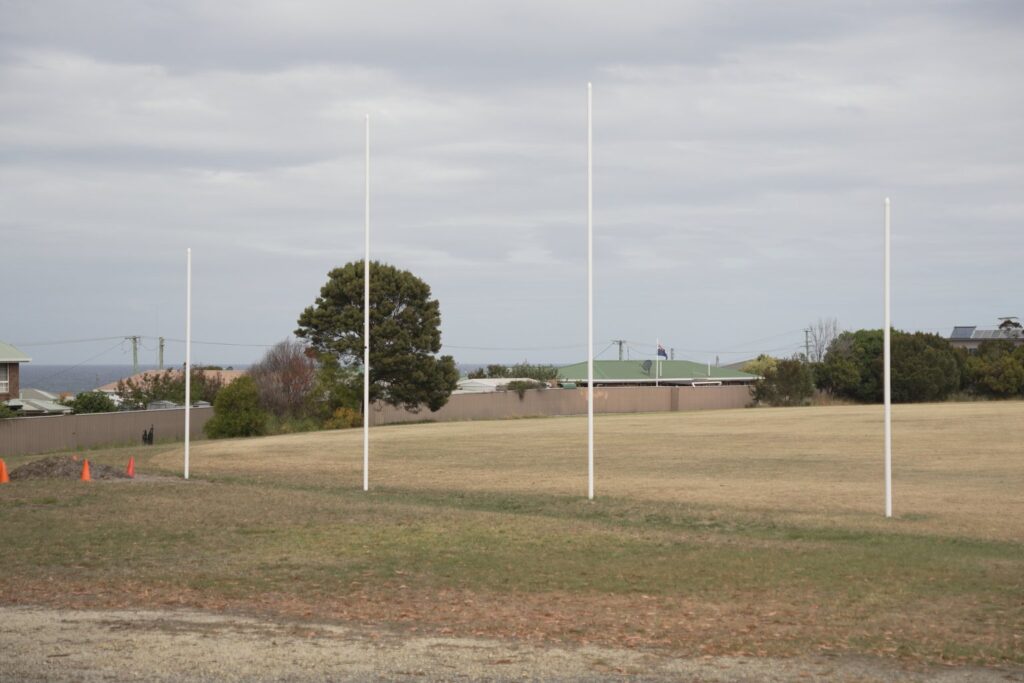 Young Scamander girl’s wish for football goalposts at local oval comes ...