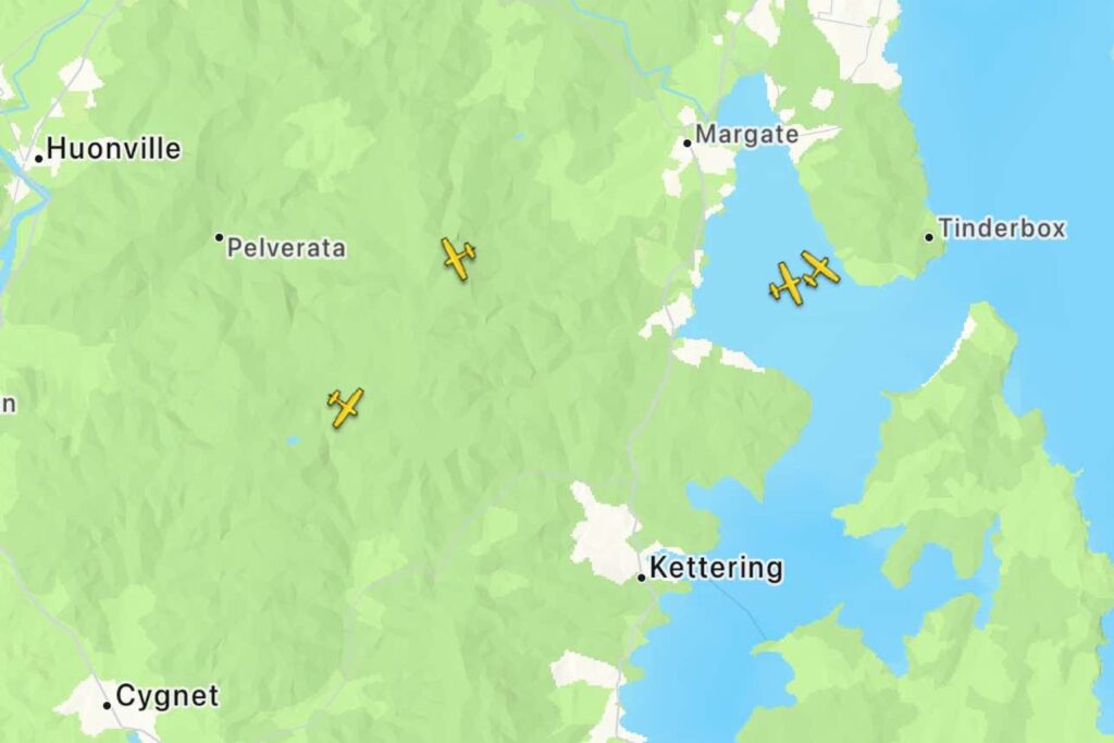 62 hectares burnt as uncontained Snug Tiers bushfire rages south of ...