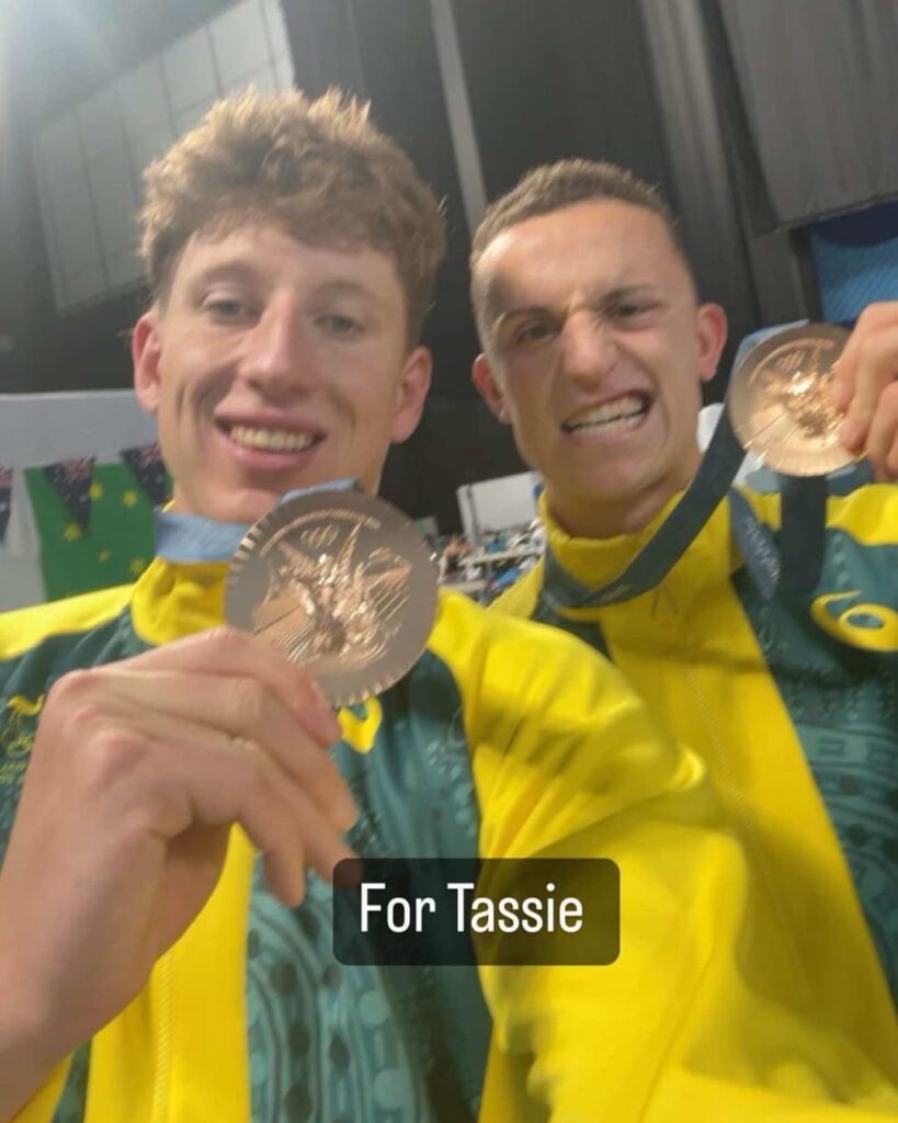 Paris Olympics: Tasmanian swimmer Max Giuliani wins bronze in mens ...