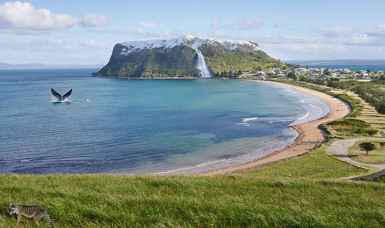 Stanley visitor centre pranks Tasmanians with fake ‘snow covered Nut ...