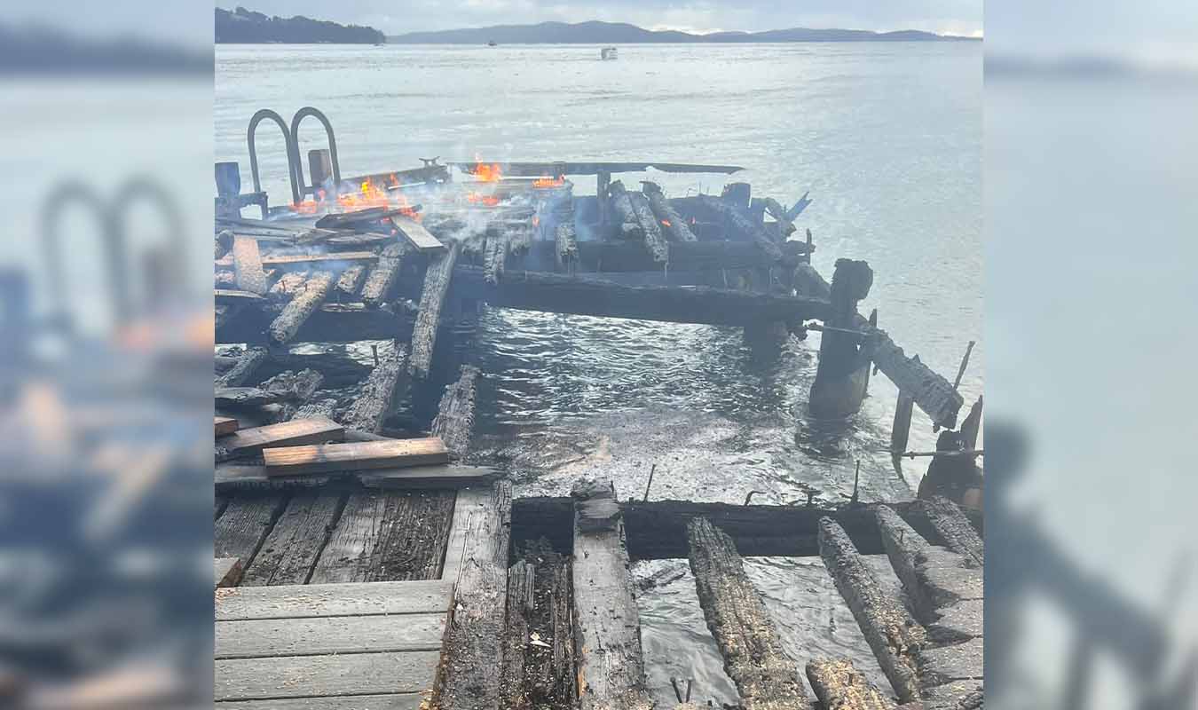 Contractors called in to fix fire-damaged Gordon Jetty - Pulse Tasmania