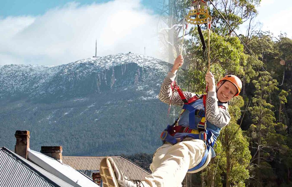 ‘Longest, fastest’ zip-line proposed for Hobart’s kunanyi/Mt Wellington ...