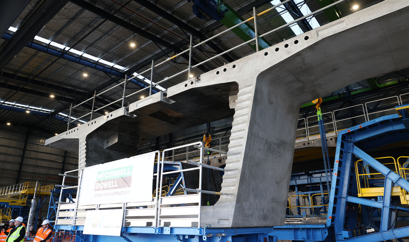 New Bridgewater Bridge taking shape in impressive shed - Pulse Tasmania
