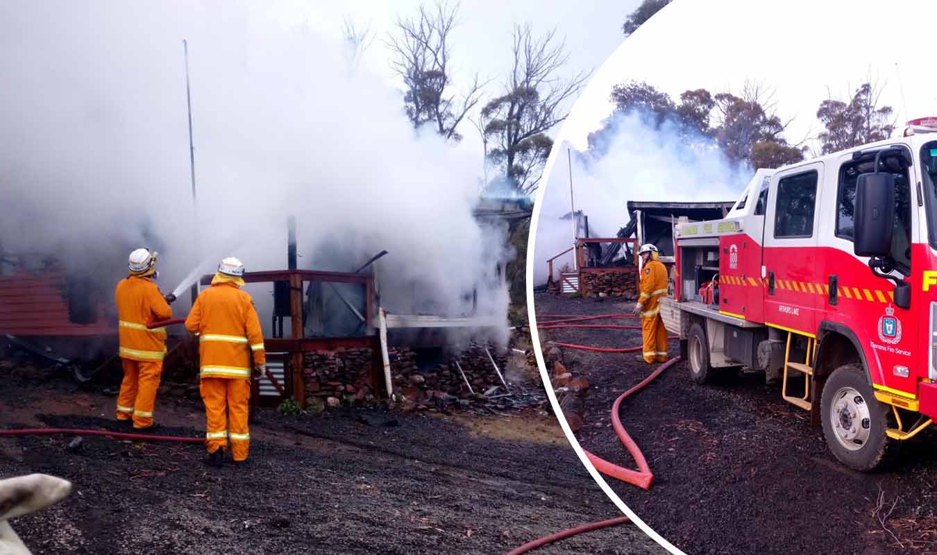 Family shack in Tasmania’s highlands destroyed after early morning fire ...