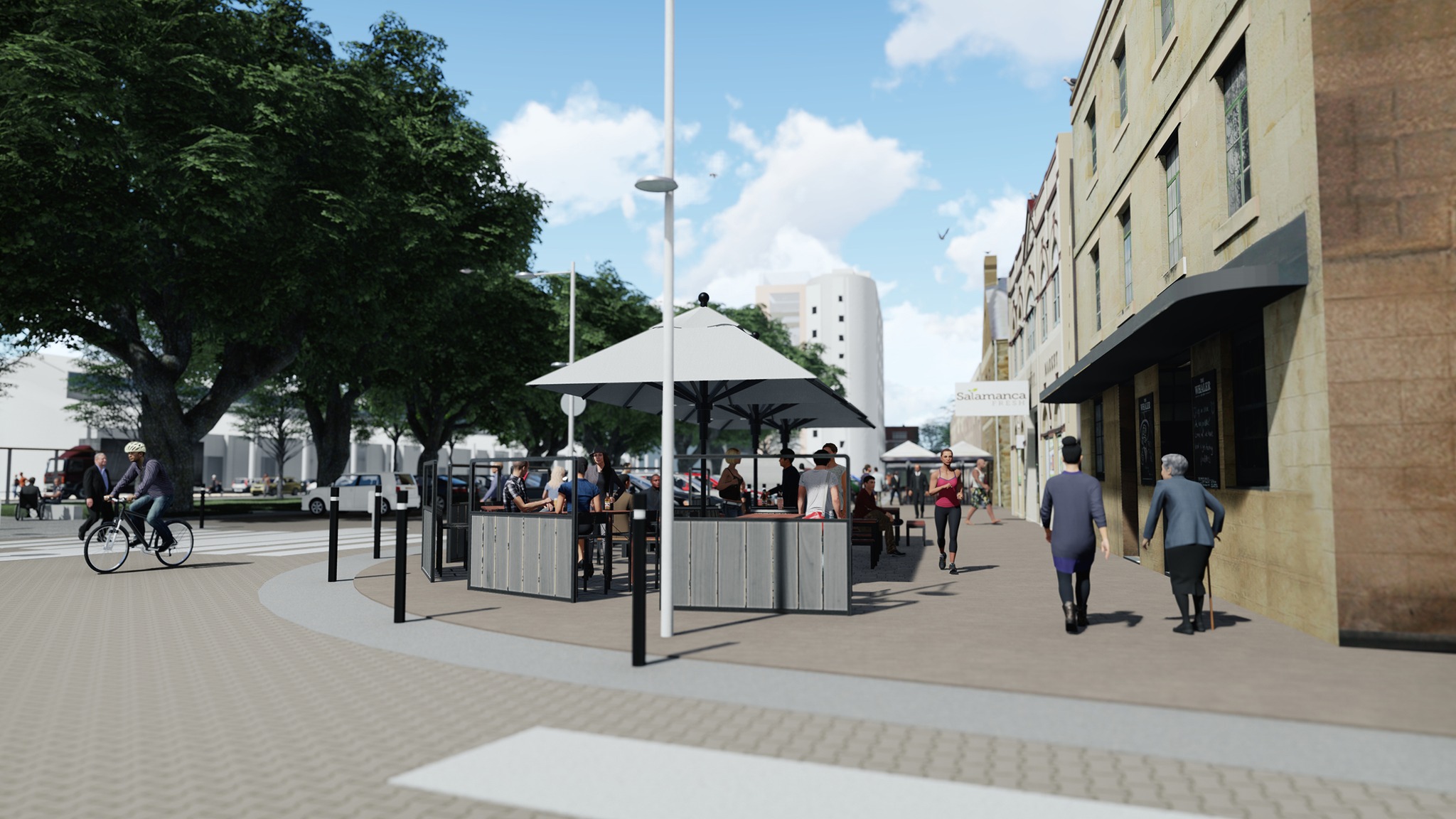 Salamanca footpath, crossing upgrades to close roads next week - Pulse ...