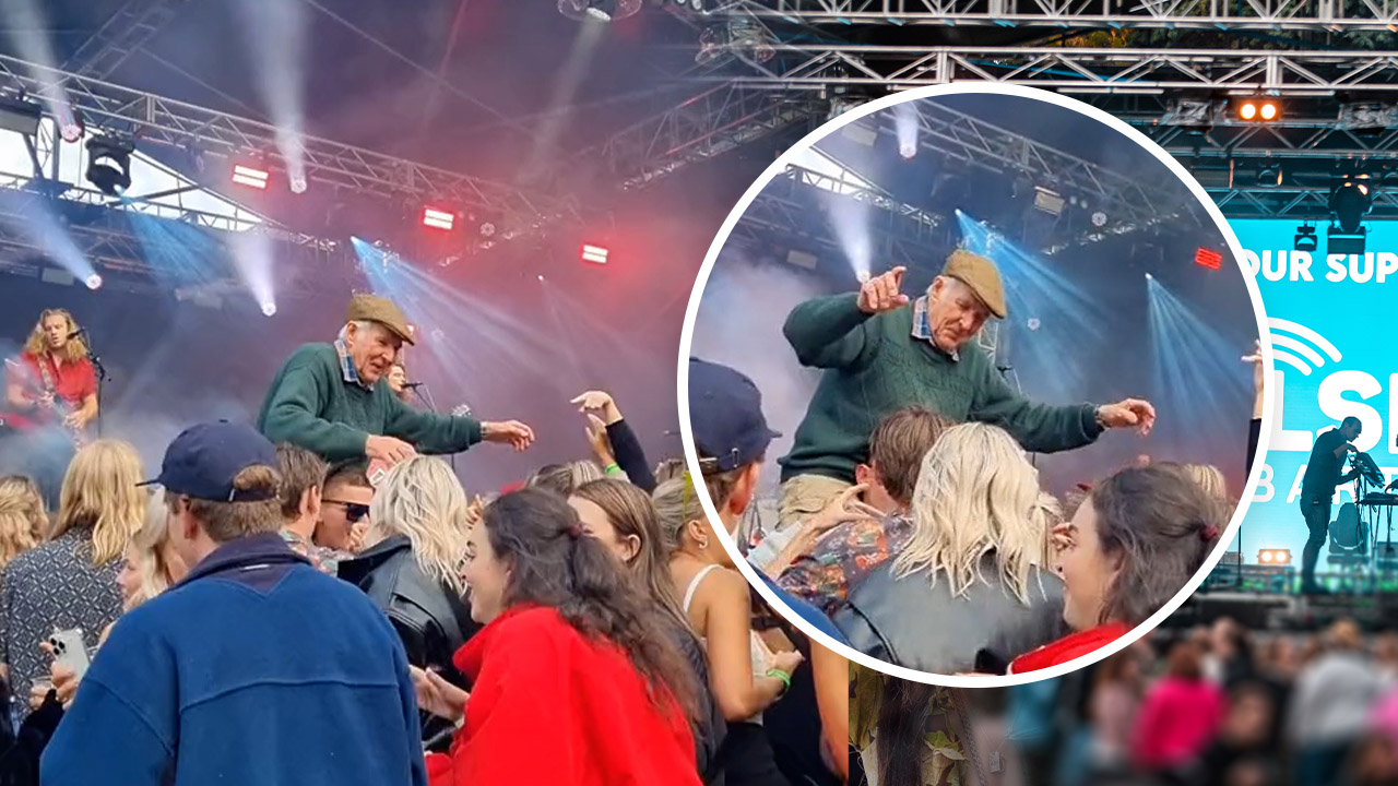 81-year-old man dances in Day On The Lawn mosh - Pulse Tasmania