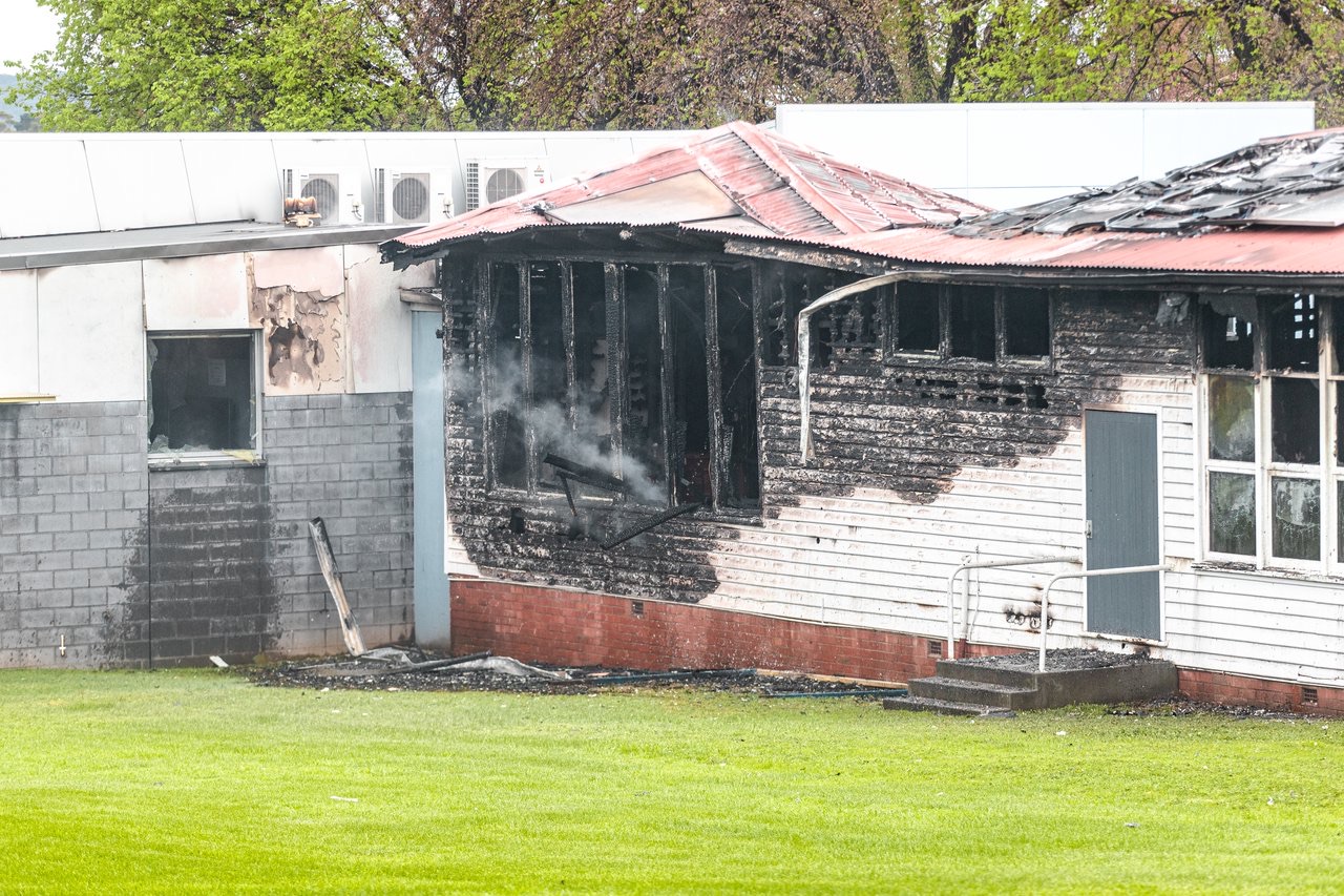 Rebuild underway at Bowen Road Primary School after deliberate fire ...