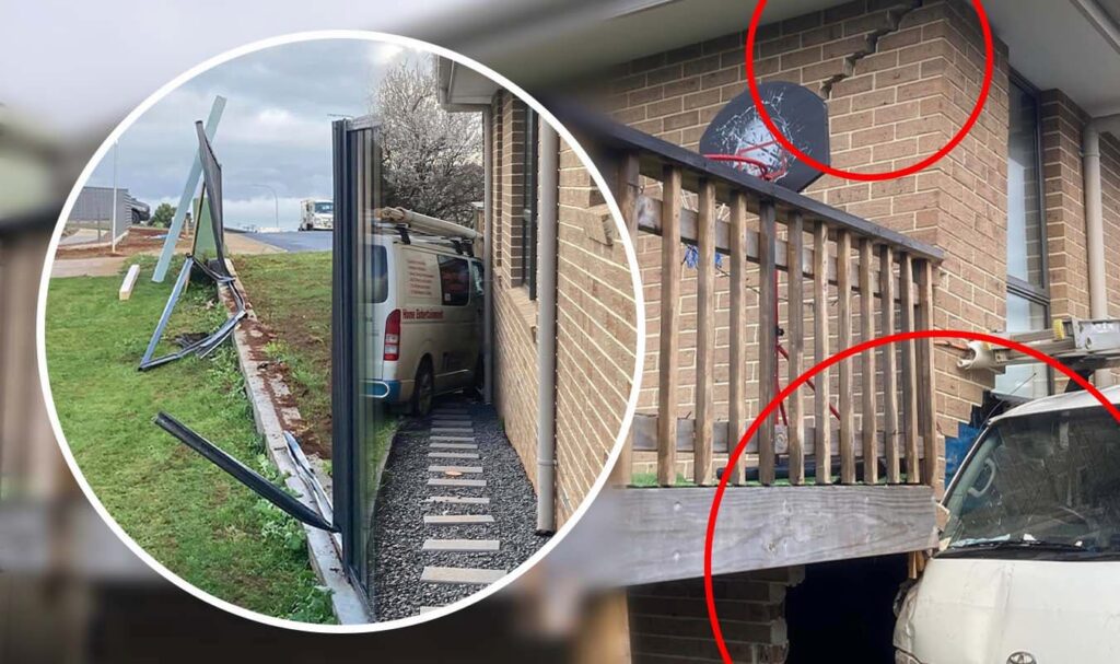 Burnie house damaged after ‘runaway van’ rolls down hill, crashes ...