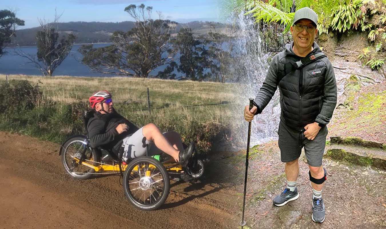 Tasmanian man survives stroke and learns to walk again - Pulse Tasmania