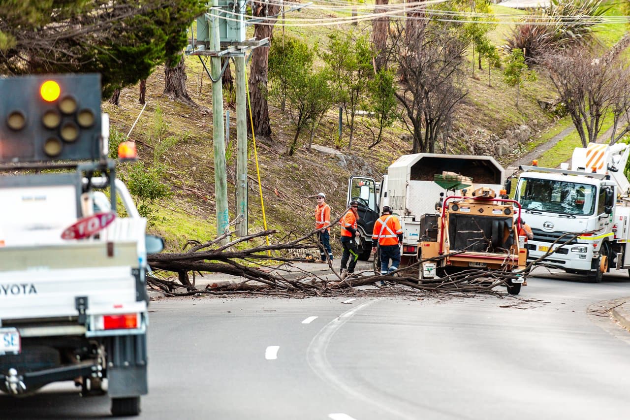 Man electrocuted after truck with raised bucket touches overhead power ...