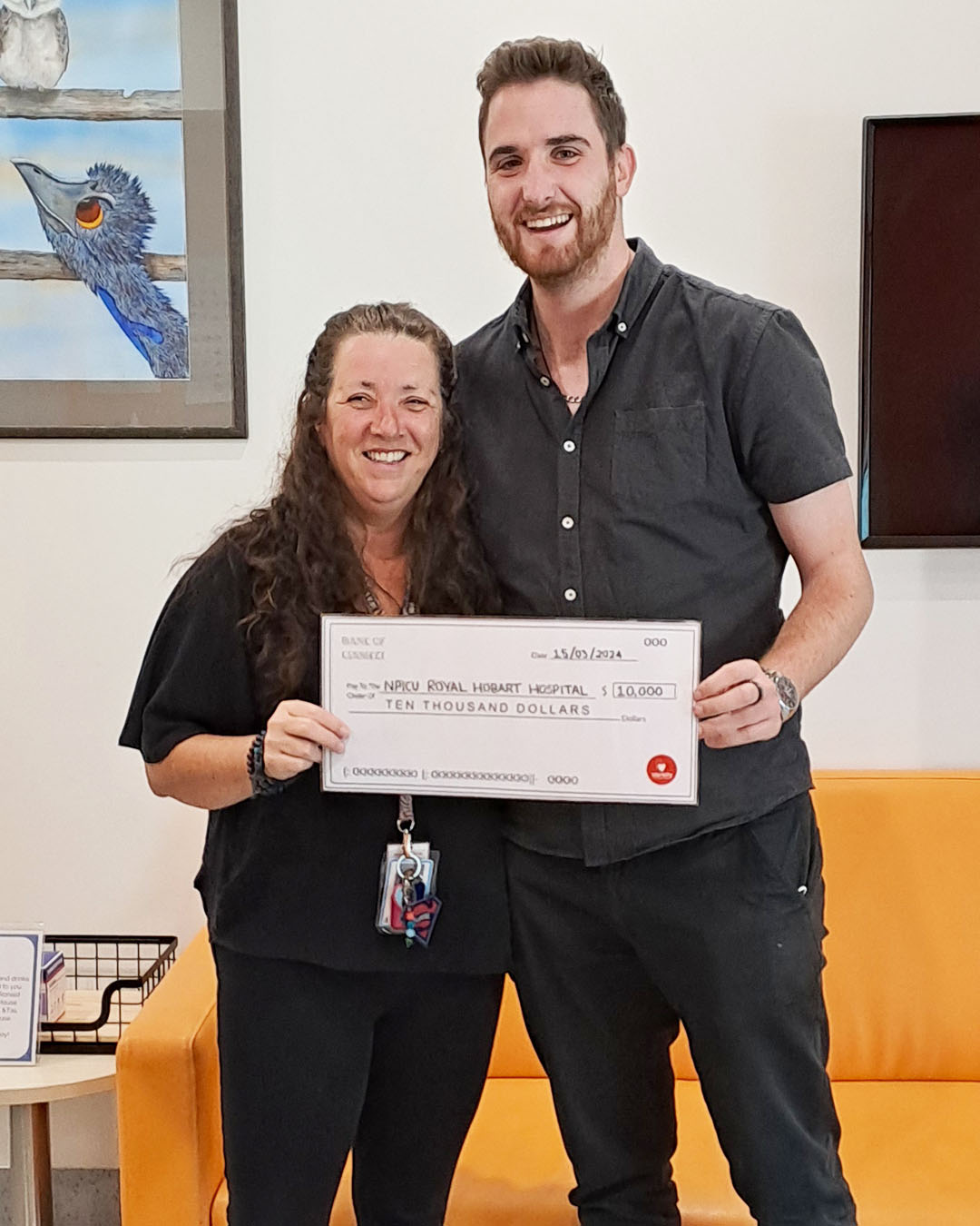 Premature Tasmanian twins donate $10,000 to the nurses who saved their ...