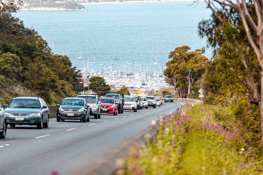 25+ minute delays on Hobart’s Southern Outlet after crash - Pulse Tasmania