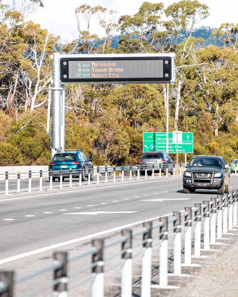 11 new traffic information billboards to be installed across Hobart ...