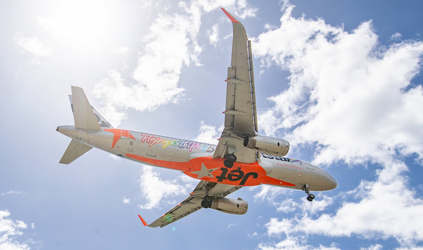 Jetstar pride plane touches down in Tasmania - Pulse Tasmania