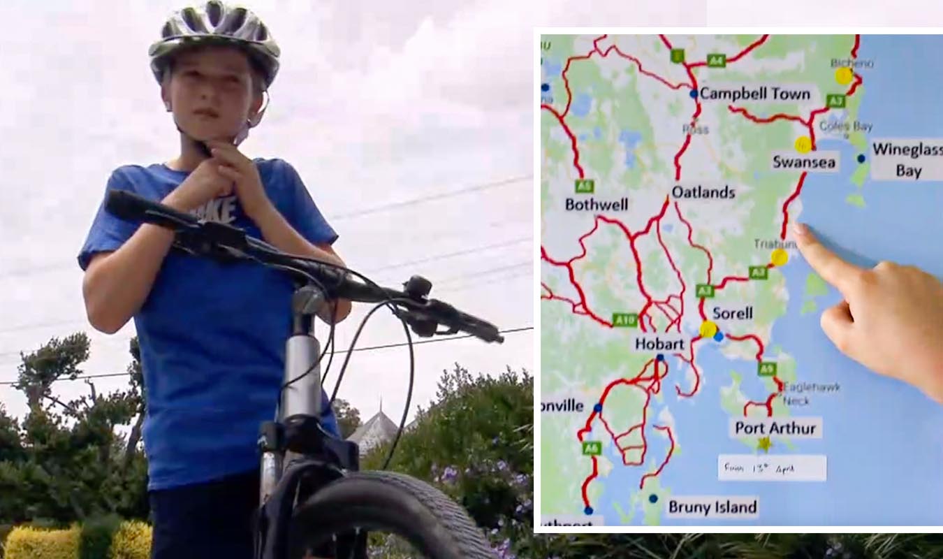 11-year-old cyclist to take on 350km ride down Tasmanian coast to ...