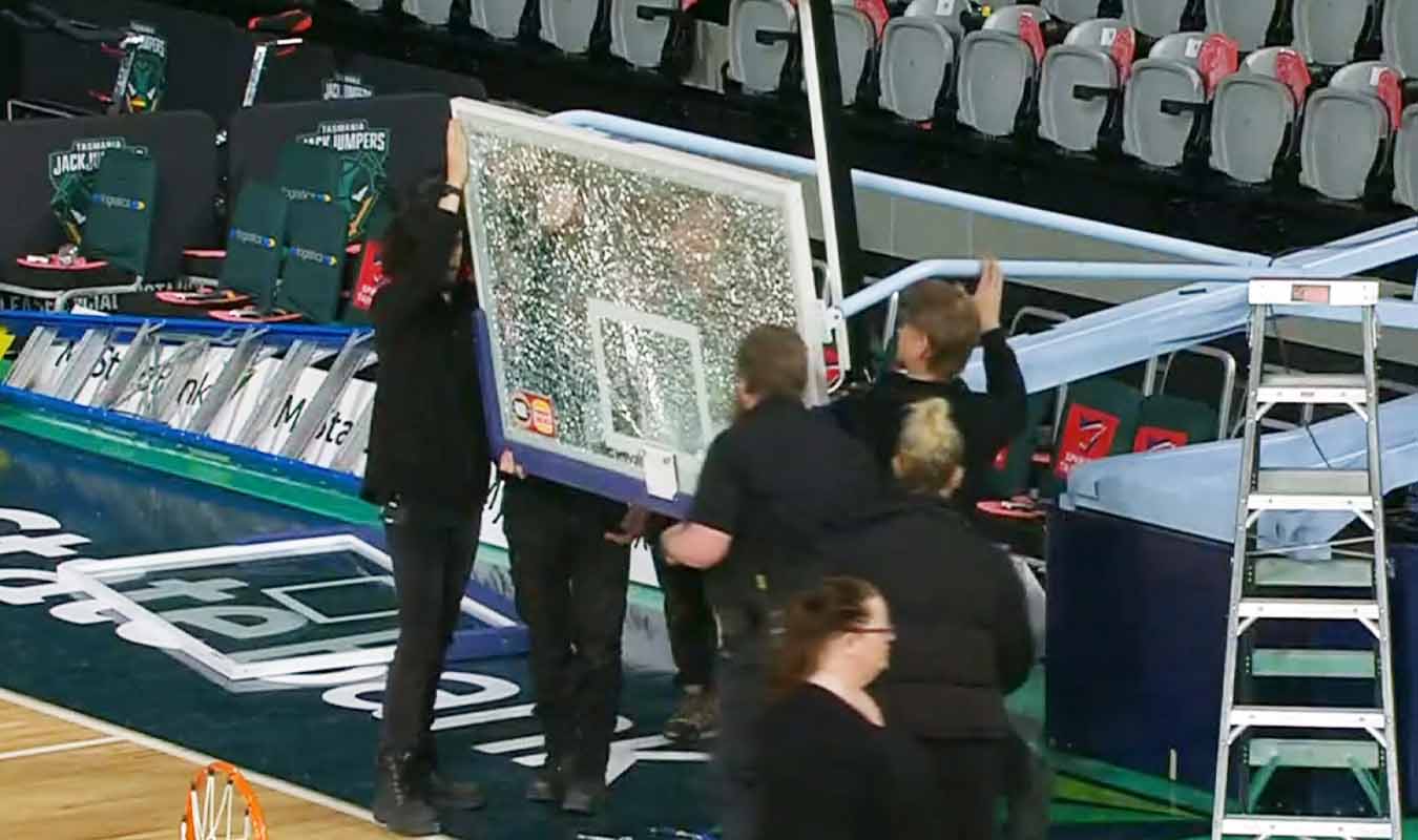 Jackjumpers smash backboard ahead of first home game - Pulse Tasmania
