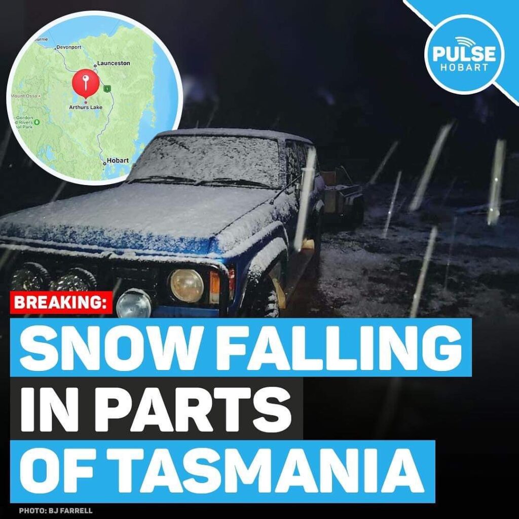 Snow Falling In Parts Of Tasmania - Pulse Tasmania